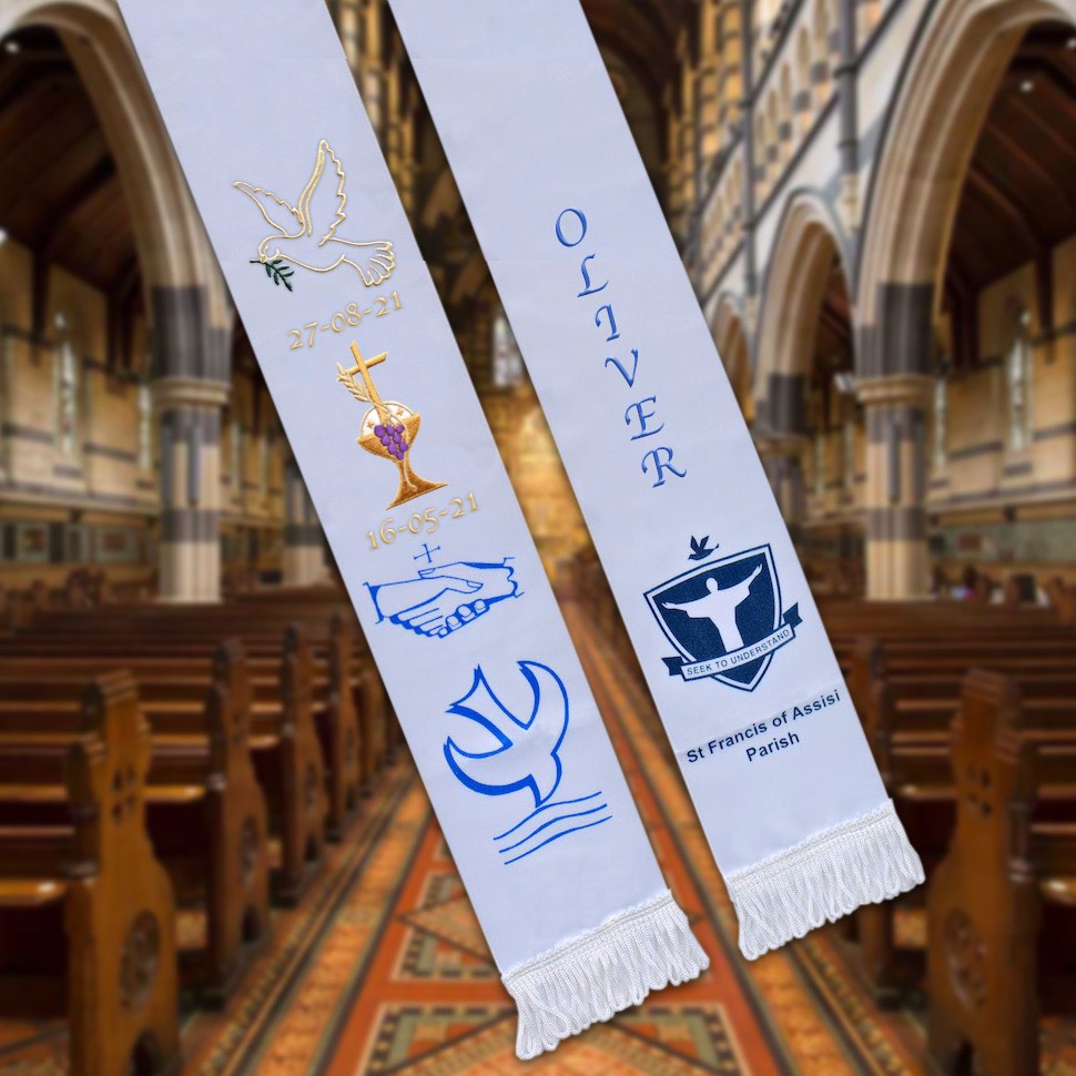 Nancy Creations - Baptism Stoles and Candles